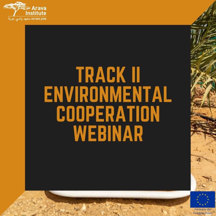 Track II Environmental Cooperation Webinar – Dec. 3rd, 6th, 7th and 8th ...